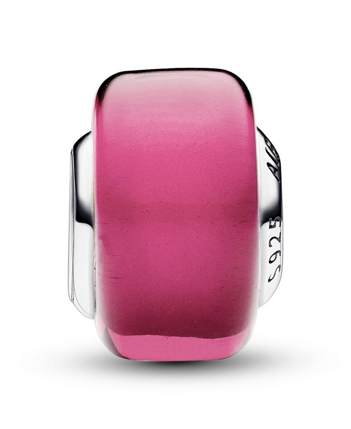 Pandora Sterling Silver with Murano Glass Charm - Macy's