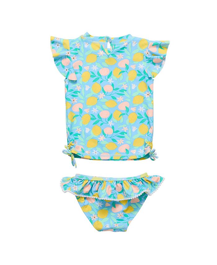 Snapper Rock Lemon Drops SS Ruffle Set Girls Infant - Macy's