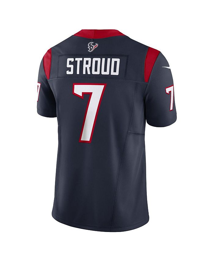 Nike Men's C.J. Stroud Navy Houston Texans Vapor F.U.S.E. Limited Jersey - Macy's