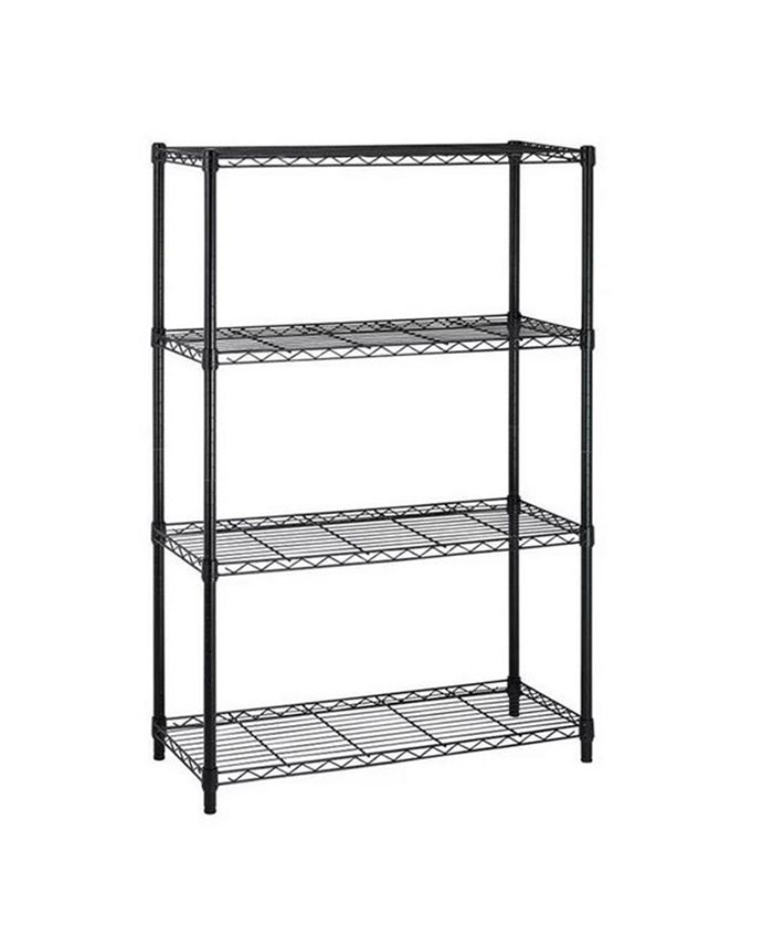 SUGIFT 4 Tier Adjustable, NSF Storage Shelving Unit, Steel Wire Shelves ...