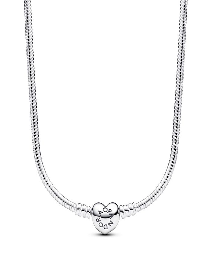 Pandora Sterling Silver Snake Chain Necklace - Macy's