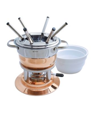 Lausanne 11 Piece Copper Fondue Set - Macy's