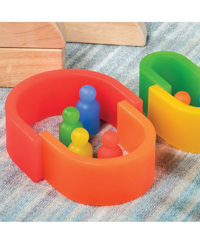 Kaplan Early Learning Discovery People Figures- Rainbow - 16 Pieces ...