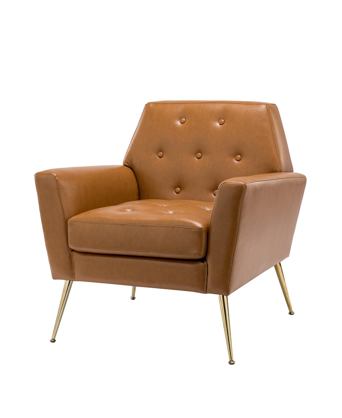 Click here for Modern Faux Leather Accent Chair for Living Room B... prices
