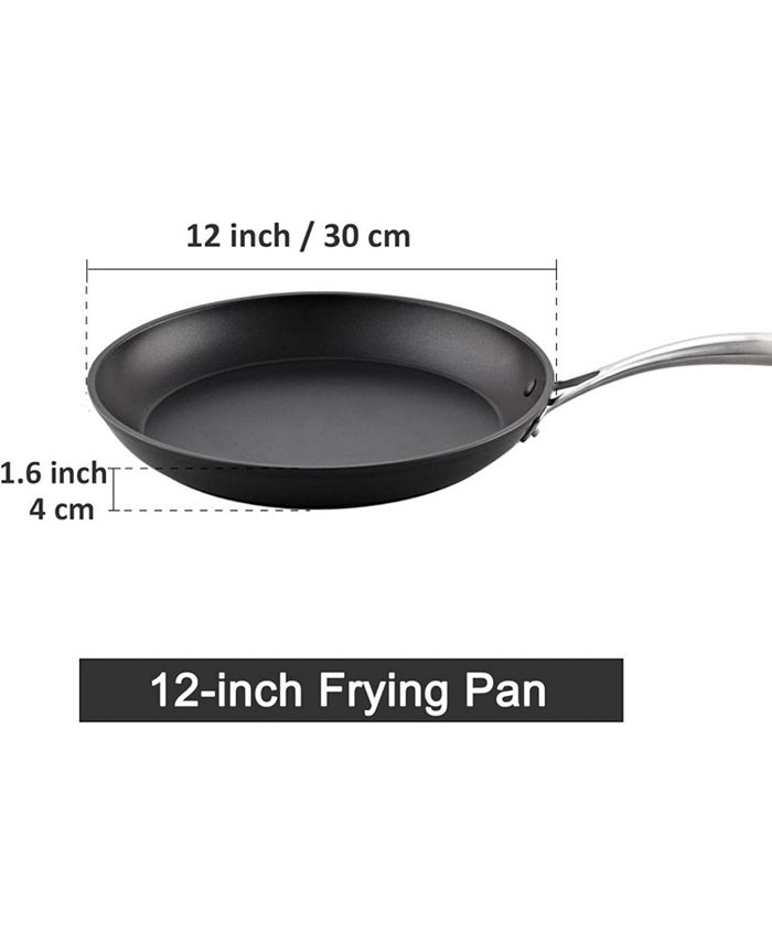 Cooks Standard Frying Omelet Pan, Classic Hard Anodized Nonstick 12 ...