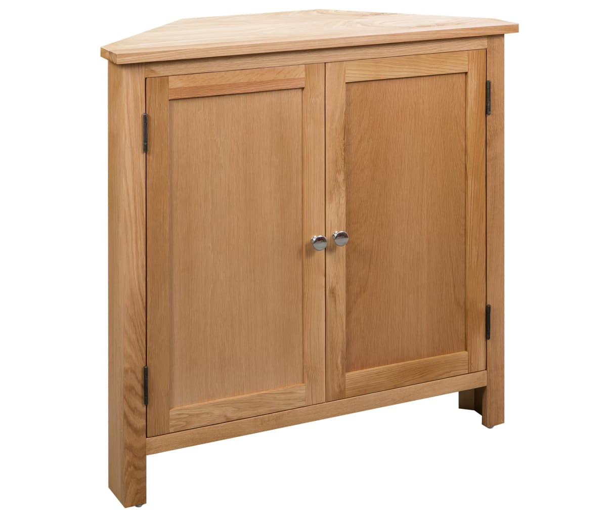 Click here for Corner Cabinet 31.4x13.1x30.7 Solid Oak Wood - Bro... prices
