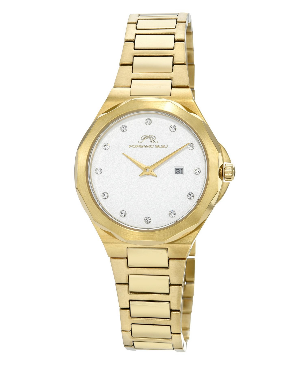 Click here for Victoria Stainless Steel Gold Tone & White Womens... prices