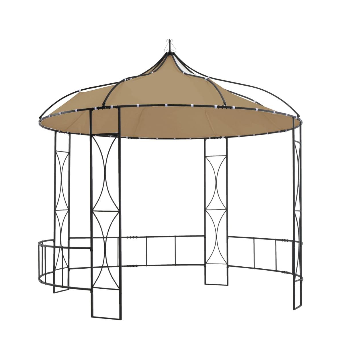 Click here for Gazebo 118.1x114.2 Taupe Round - Taupe prices