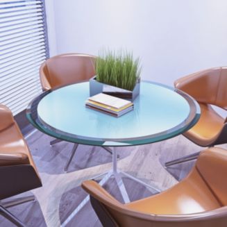 Streamdale Furniture 28" Round Tempered Glass Table Top (1/2" Thick ...