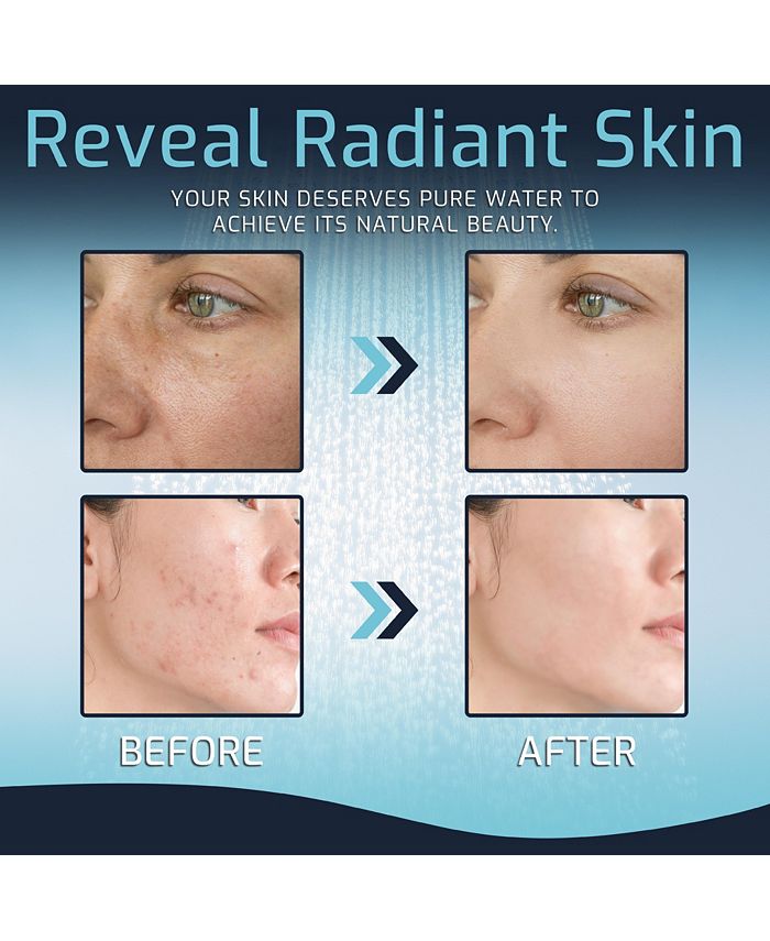 Mist Water Softening Chrome Shower Filter, 2 Cartridges, 15-Stage ...