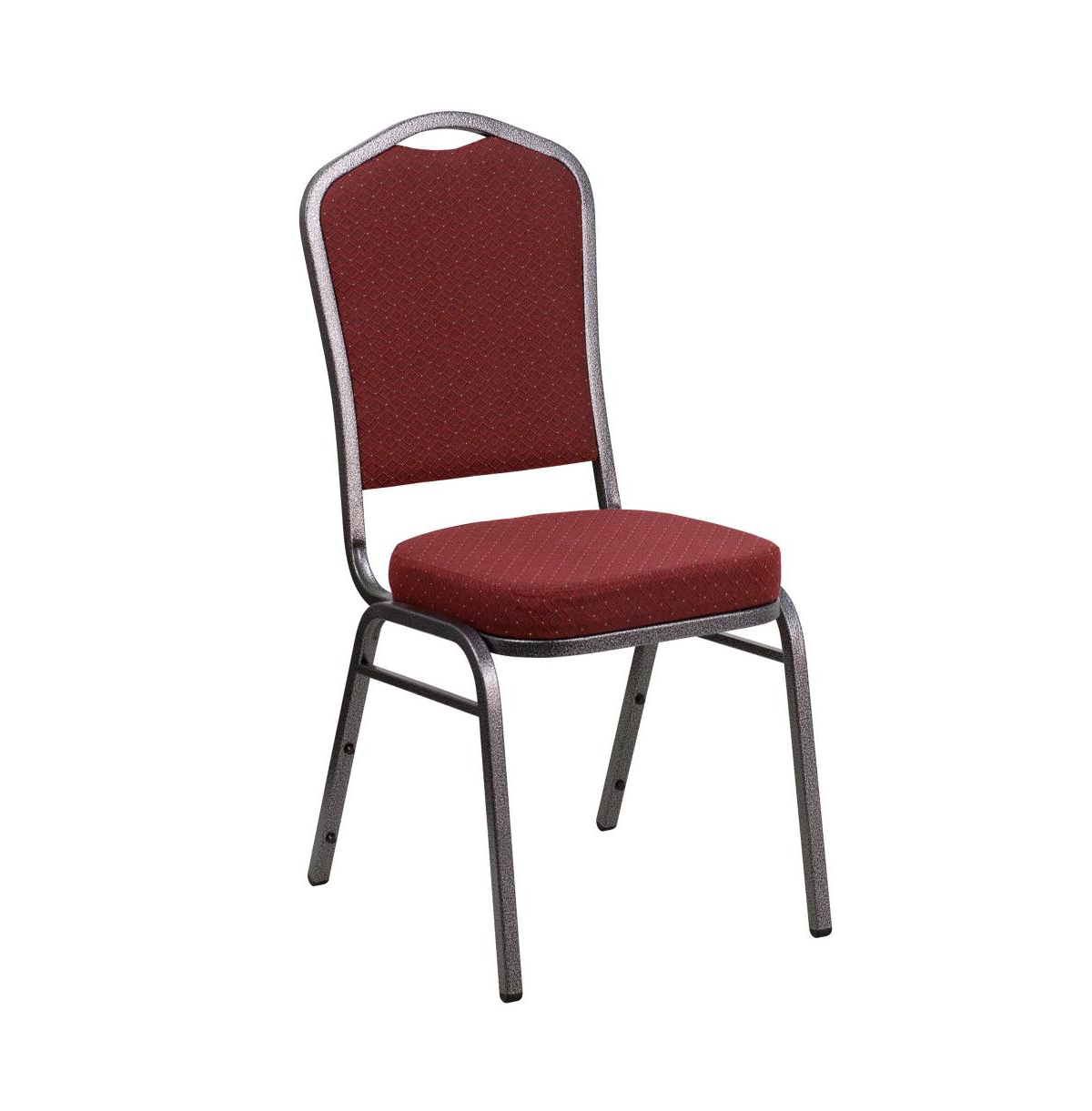 Click here for Crown Back Stacking Banquet Dining Chair - Burgund... prices