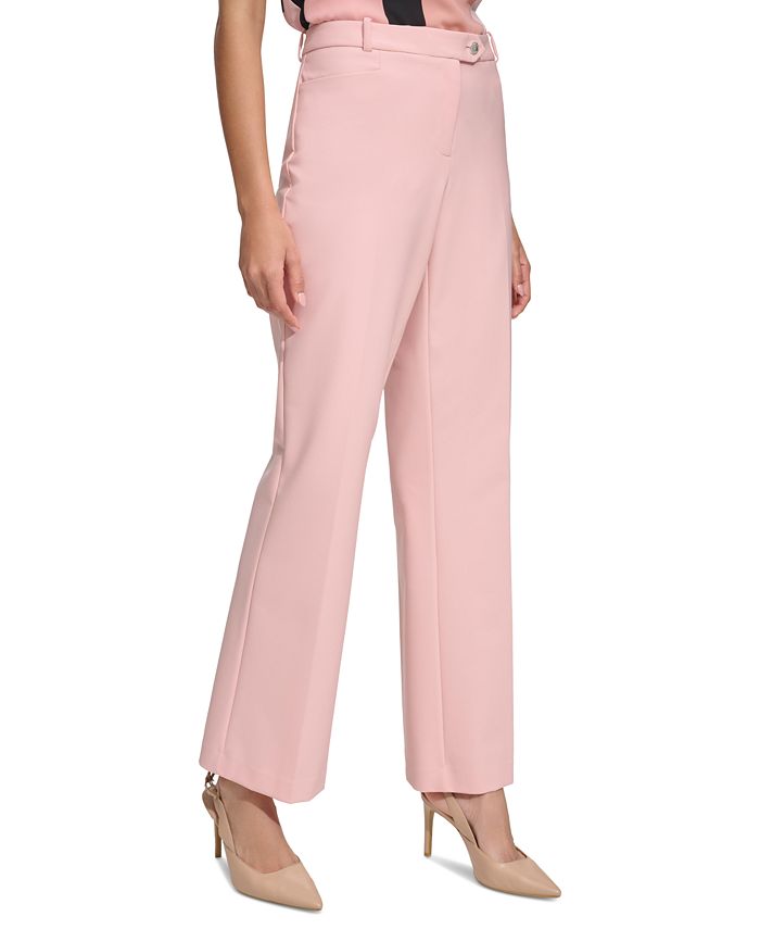 Calvin Klein Women's Infinite Stretch Straight Leg Pants - Macy's