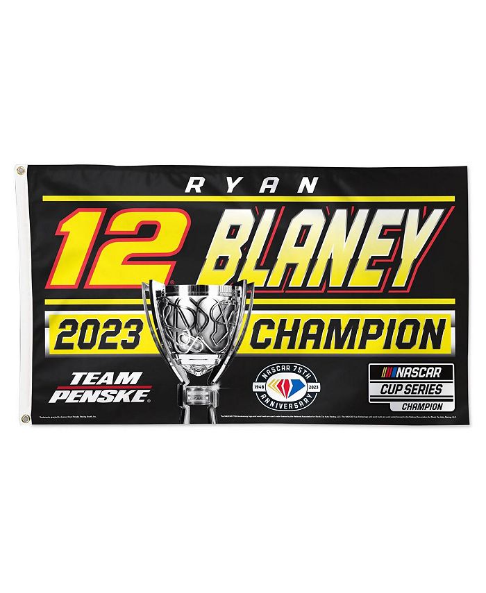 Wincraft Ryan Blaney 2023 NASCAR Cup Series Champion 3' x 5' On Track ...