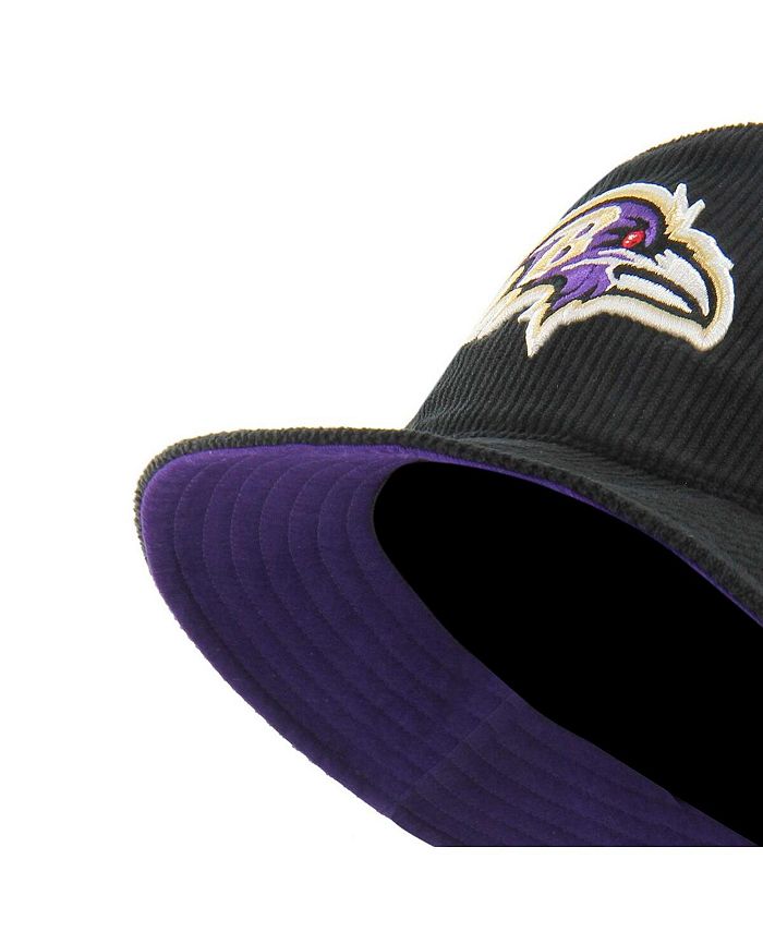 '47 Brand Men's Black Baltimore Ravens Thick Cord Bucket Hat - Macy's