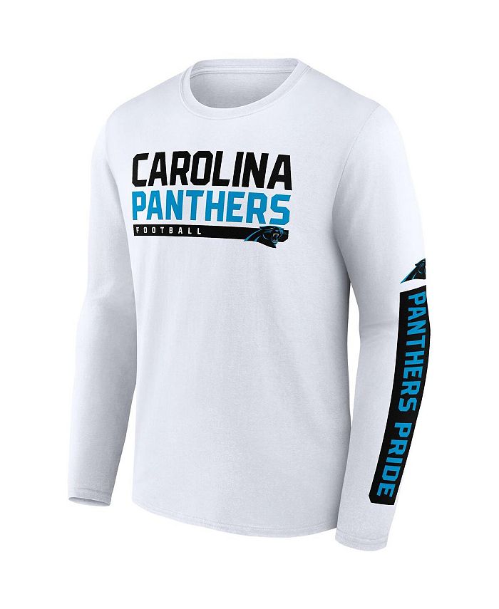 Fanatics Men's Black, White Carolina Panthers Two-Pack 2023 Schedule T ...