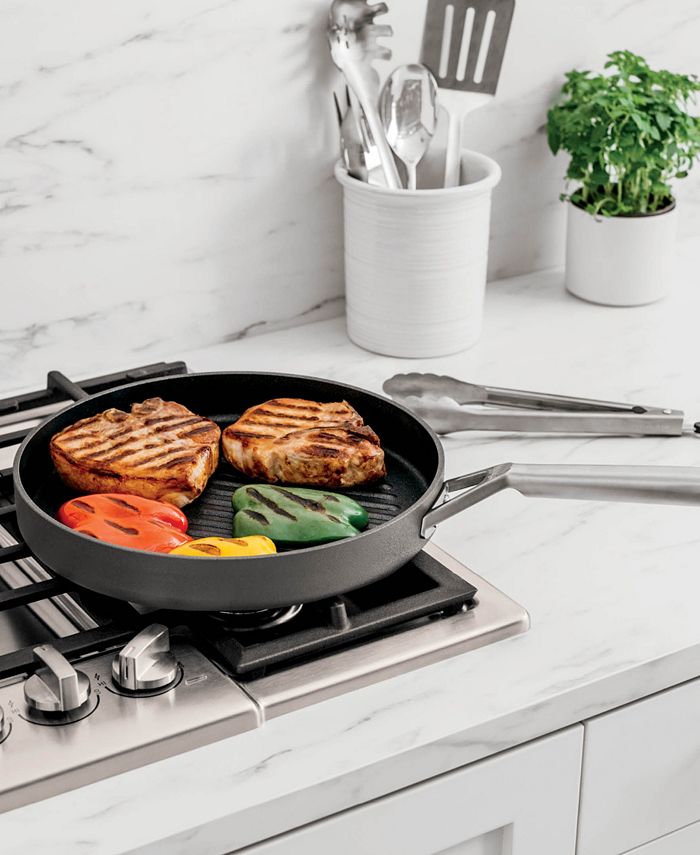 Ninja Foodi Neverstick Premium Hard anodized 12" Round Grill Pan - Macy's