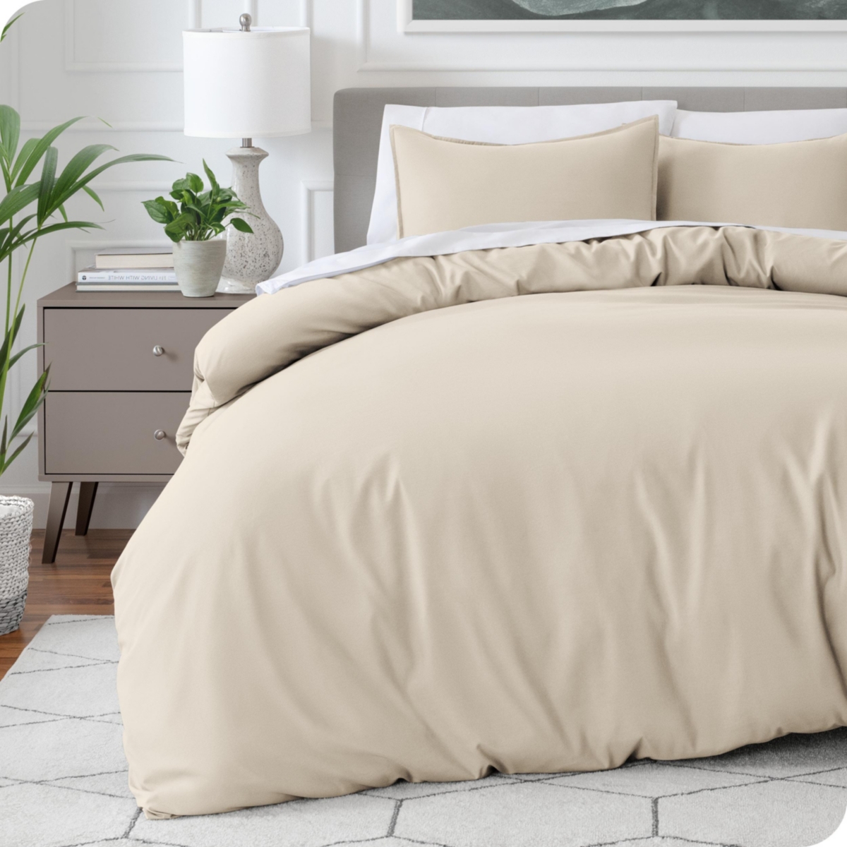 Click here for Bare Home Double Brushed Duvet Cover Set Twin/Twin... prices