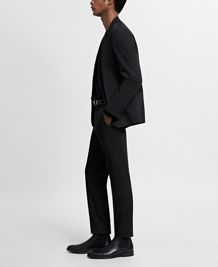 MANGO Men's Super Slim-Fit Stretch Fabric Suit Blazer - Macy's