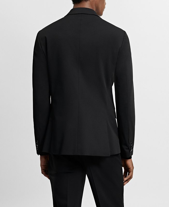 MANGO Men's Super Slim-Fit Stretch Fabric Suit Blazer - Macy's