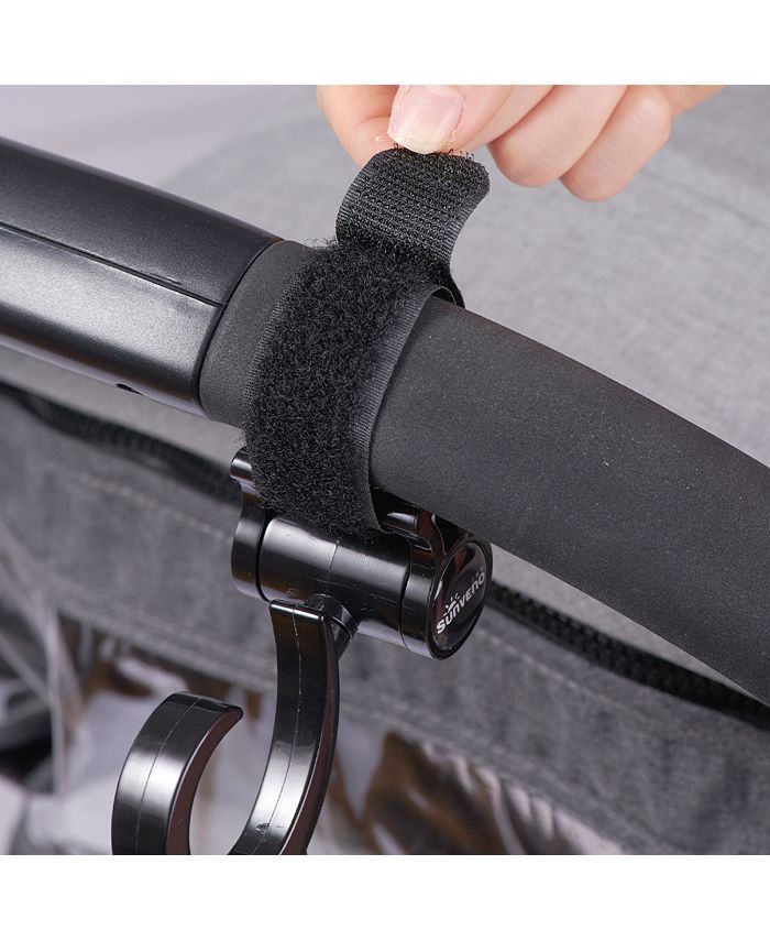 Sunveno Baby Stroller Hooks with Velcro Straps Set of 2 - Macy's
