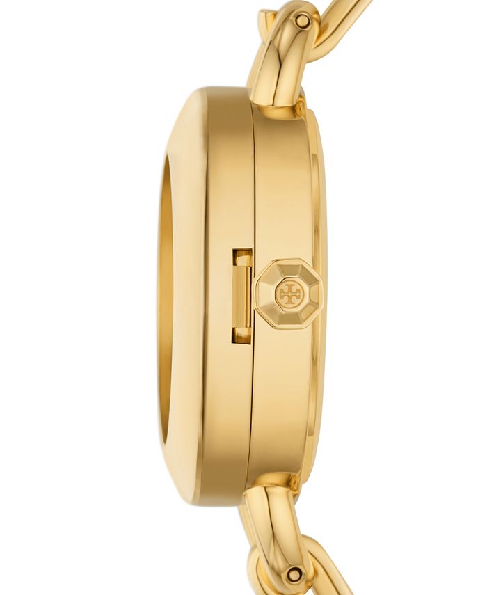Tory Burch Women's The Miller Gold-Tone Stainless Steel Bangle Bracelet ...