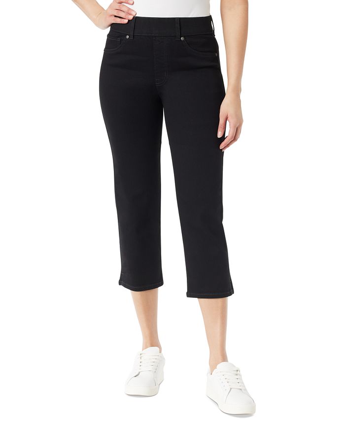 Gloria Vanderbilt Women's Shape Effect Pull-On Capri Jeans - Macy's