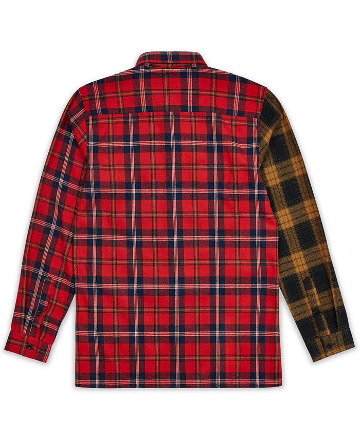 Reason Men's Split Flannel Long Sleeves Shirt - Macy's