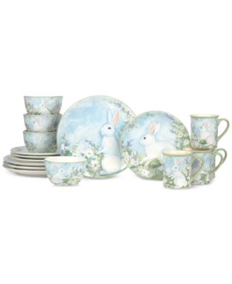 Certified International Easter Morning 16-Pc. Dinnerware Set - Macy's