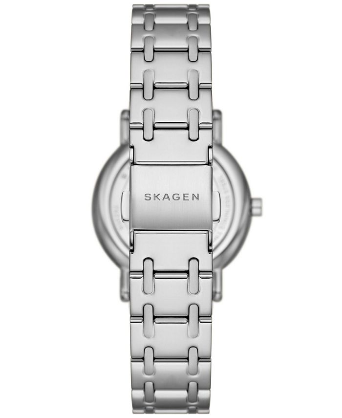 Skagen Women's Signatur Lille Two Hand Silver-Tone Stainless Steel ...