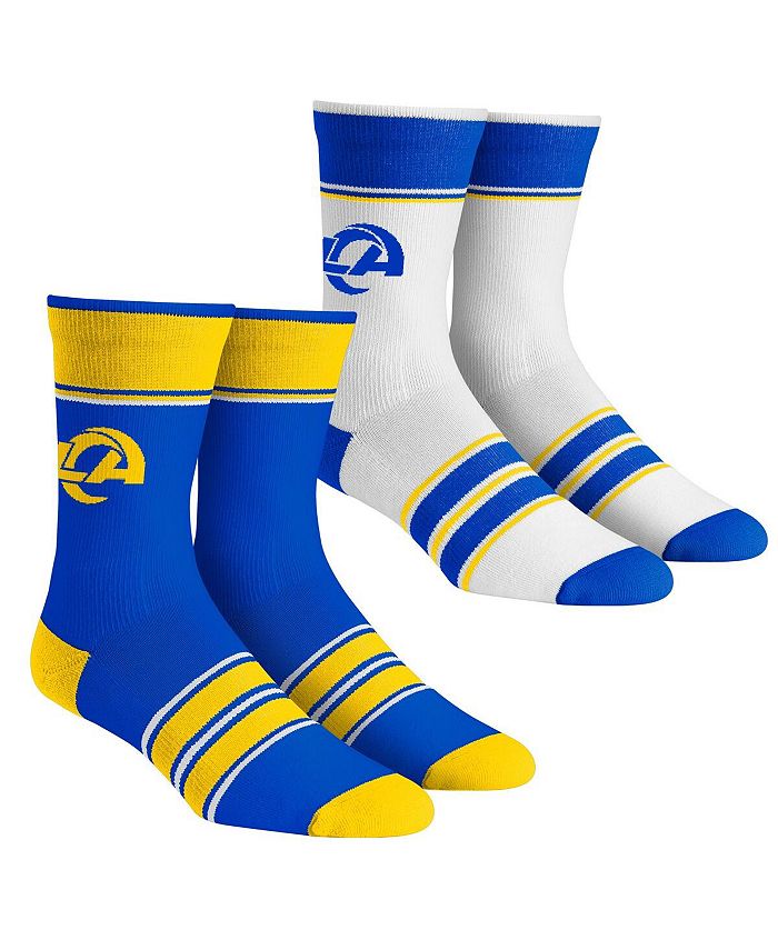Rock 'Em Youth Boys and Girls Socks Los Angeles Rams Multi-Stripe 2 ...