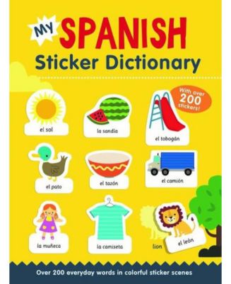 My Spanish Sticker Dictionary- Over 200 everyday words in colorful ...