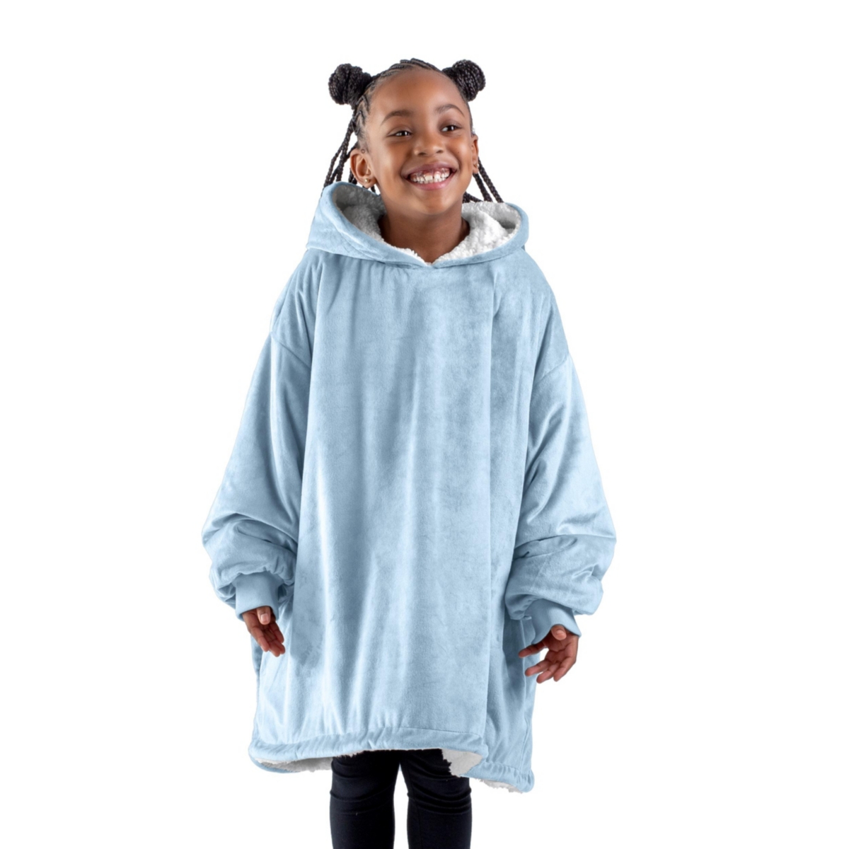 Click here for The Bare Homey - Youth Wearable Blanket - Sherpa S... prices