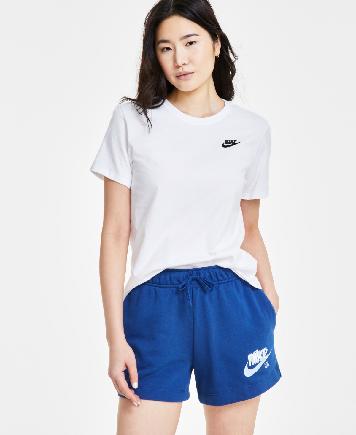 Click here for Nike Womens Sportswear Club Essentials T-Shirt - W... prices