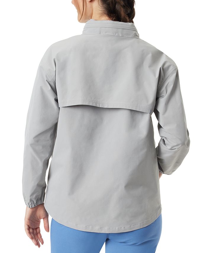 BASS OUTDOOR Women's Ripstop Stow-able Half-Zip Jacket - Macy's