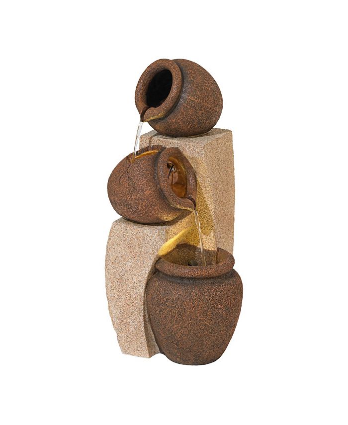 John Timberland Tipping Jugs Rustic Outdoor Floor Water Fountain 30 ...