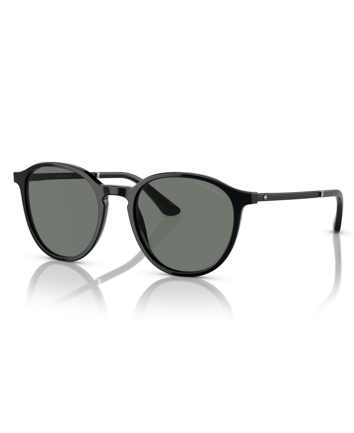Click here for Giorgio Armani Round Mens Sunglasses  AR8196 - Bla... prices