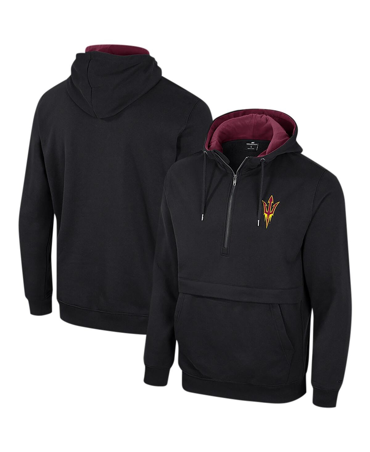 Click here for Mens Colosseum Black Arizona State Sun Devils Half... prices