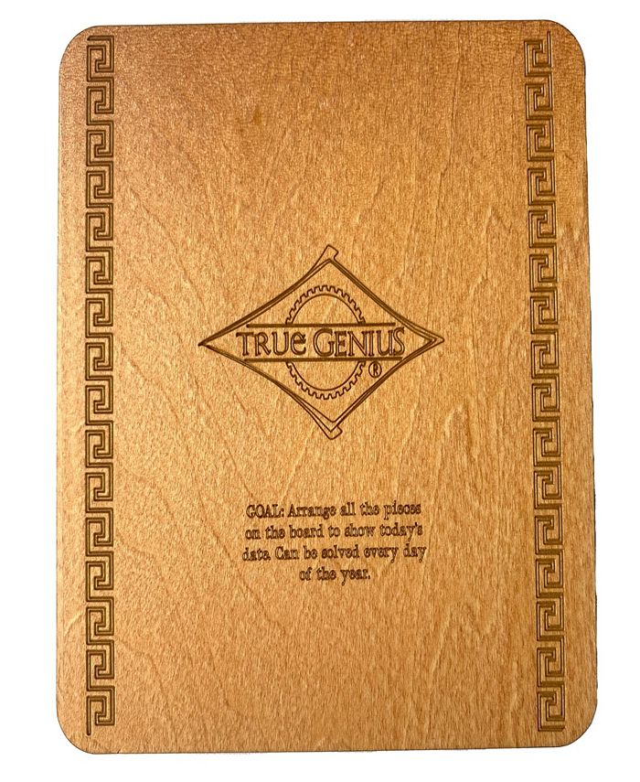 True Genius Caesar's Calendar Wood Puzzle - Macy's
