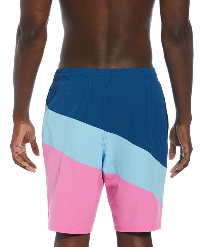 Nike Men's Color Surge Colorblocked 9" Swim Trunks - Macy's