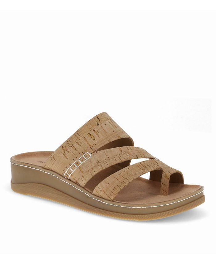 Baretraps Women's Fresha Toe Loop Wedge Sandals - Macy's