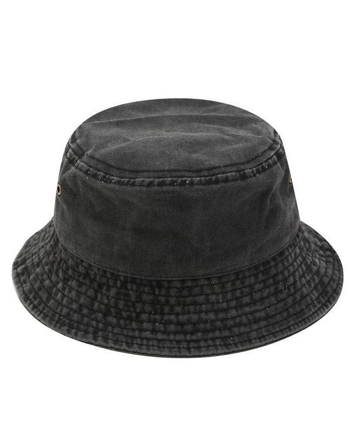 Haute Edition Unisex Washed Canvas Solid Color Bucket Hat - Macy's