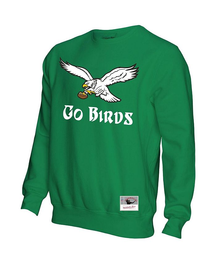 Mitchell & Ness Men's Kelly Green Distressed Philadelphia Eagles Go ...