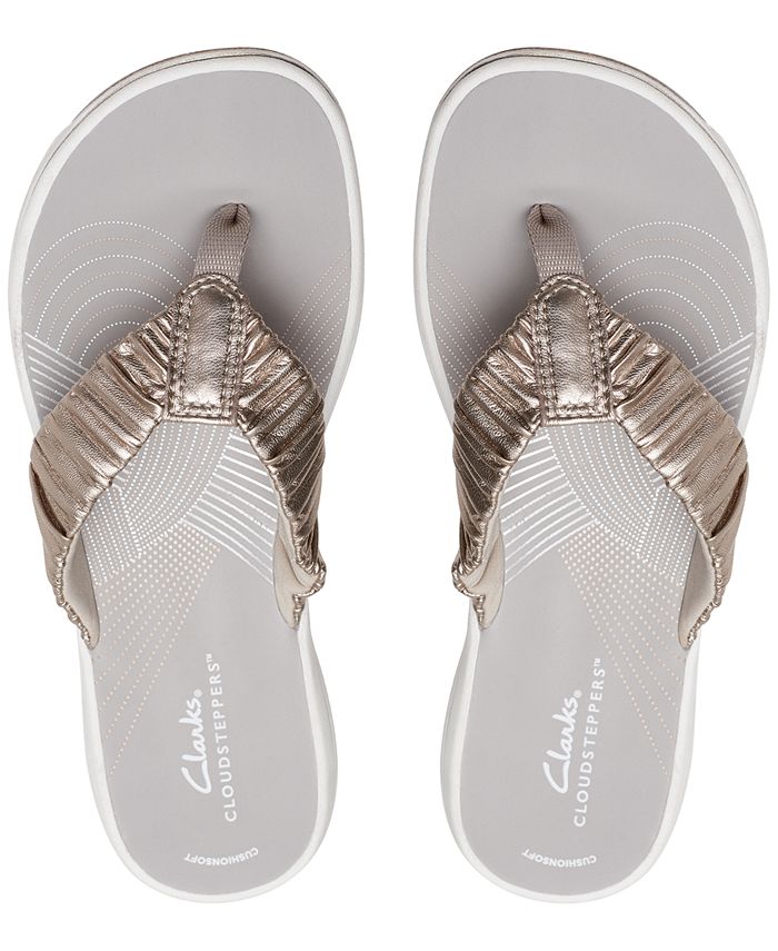 Clarks Women's Breeze Rae Slip-On Thong Sandals - Macy's