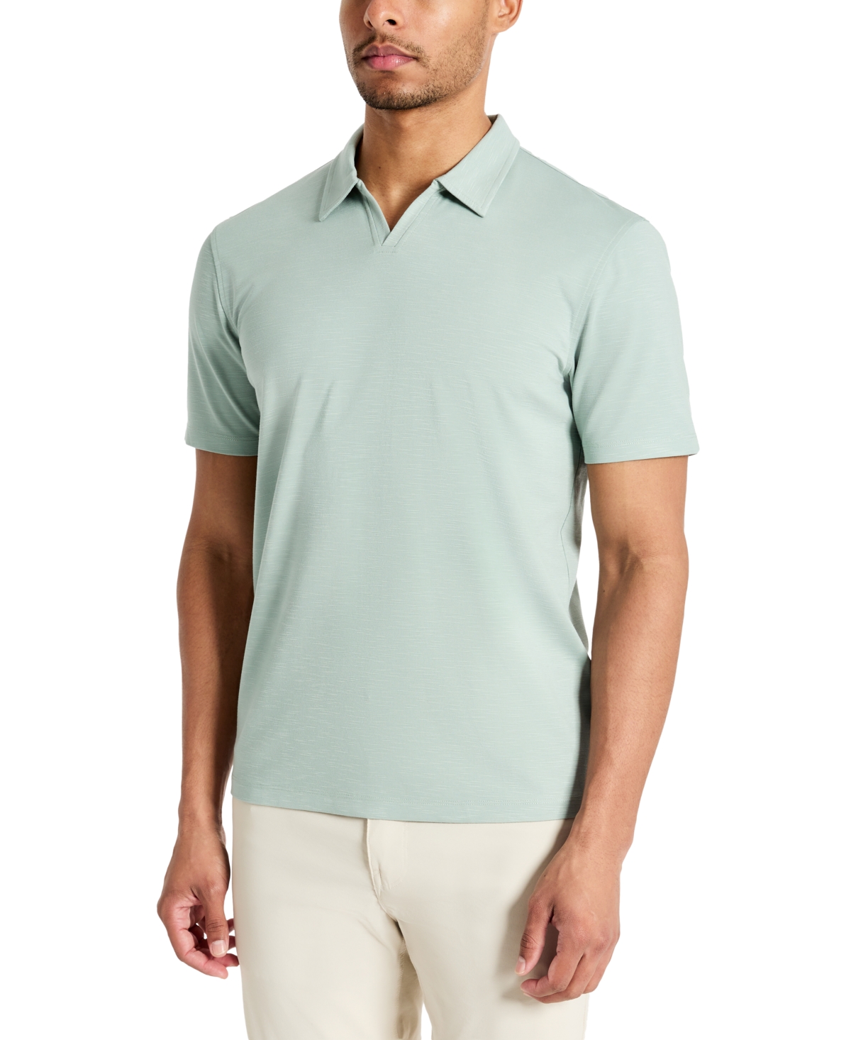 Click here for Kenneth Cole Mens Johnny Collar Polo - Mint prices