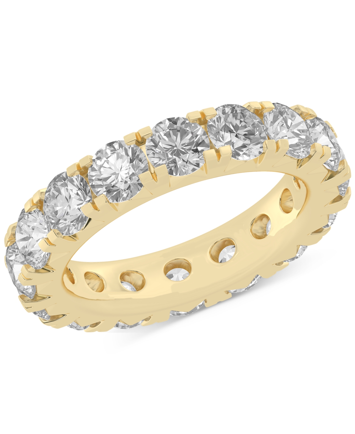 Click here for Diamond Eternity Band (5 ct. t.w.) in 14k Gold (Al... prices