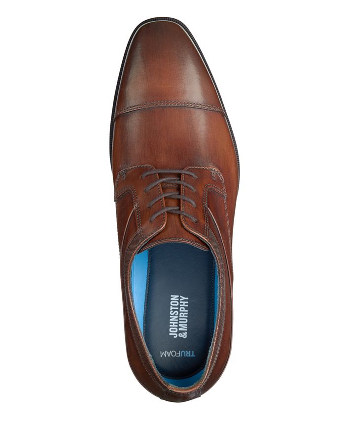 Johnston & Murphy Men's Gibbons Cap Toe Oxfords - Macy's