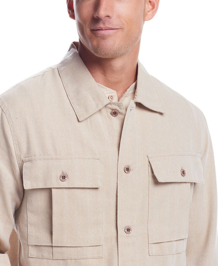Weatherproof Vintage Men's Summer Long Sleeve Shirt Jacket - Macy's