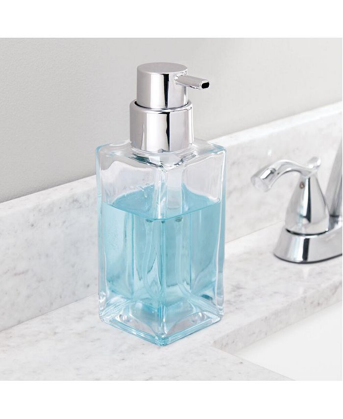mDesign Glass Refillable Liquid Soap Dispenser Pump Bottle, 2 Pack - Macy's