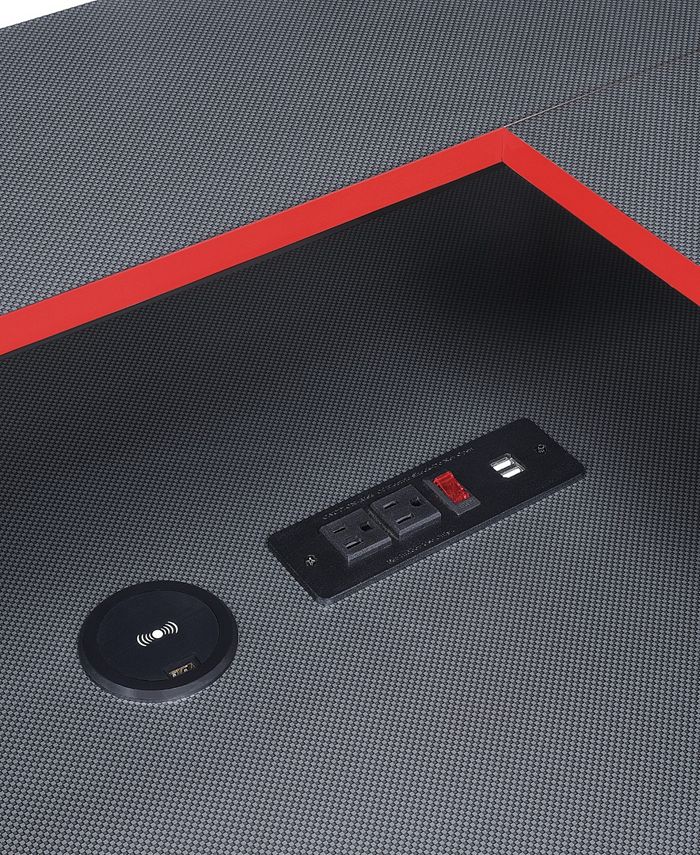 OSP Home Furnishings Office Star 36" Metal Disruptor L-Shape Gaming ...