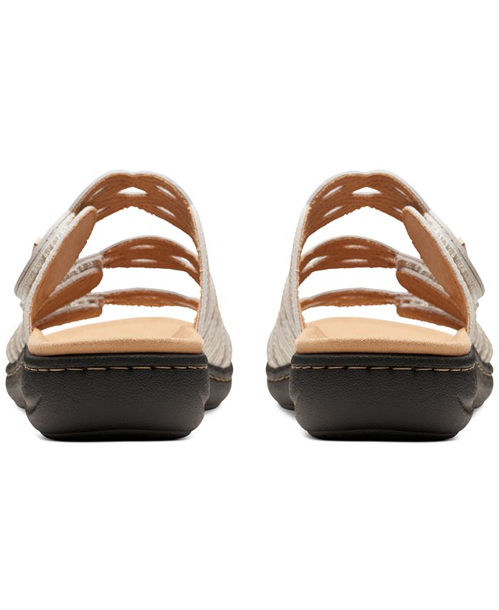 Clarks Laurieann Ruby Scalloped Strap Slide Sandals - Macy's